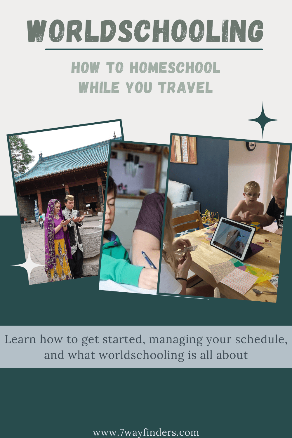 Worldschooling: Homeschooling As We Travel - 7 Wayfinders